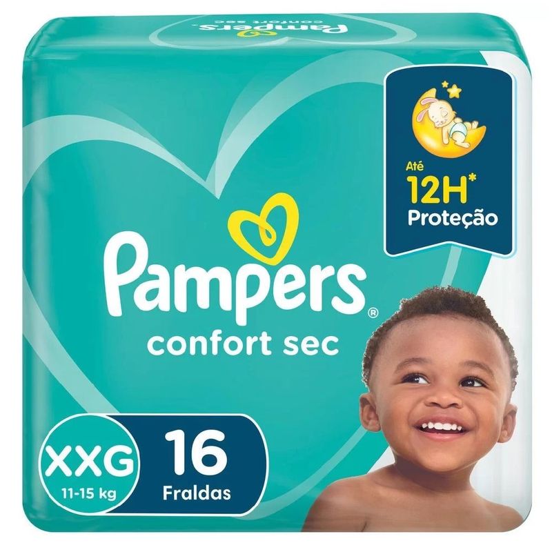 FRALDA TURMA DA MONICA BABY XXG 16UNID - alexfarma