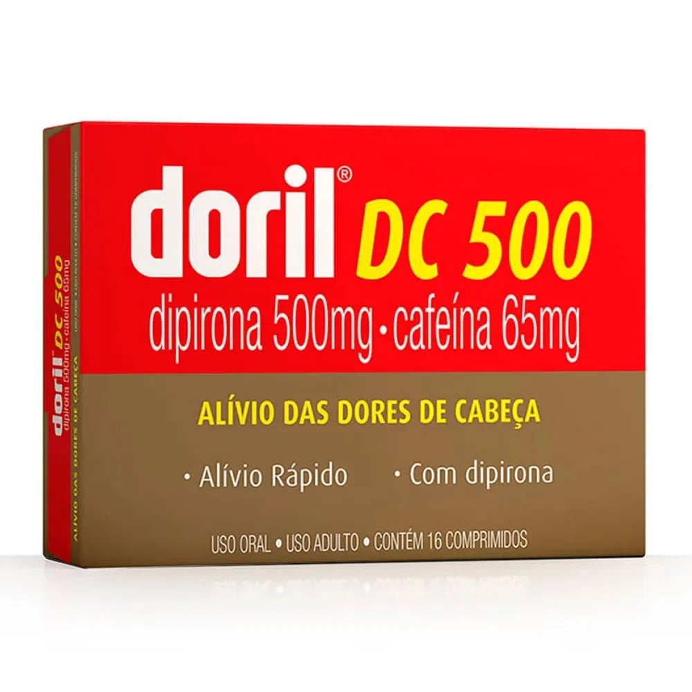 DORIL DC 500MG C/16 COMP - alexfarma
