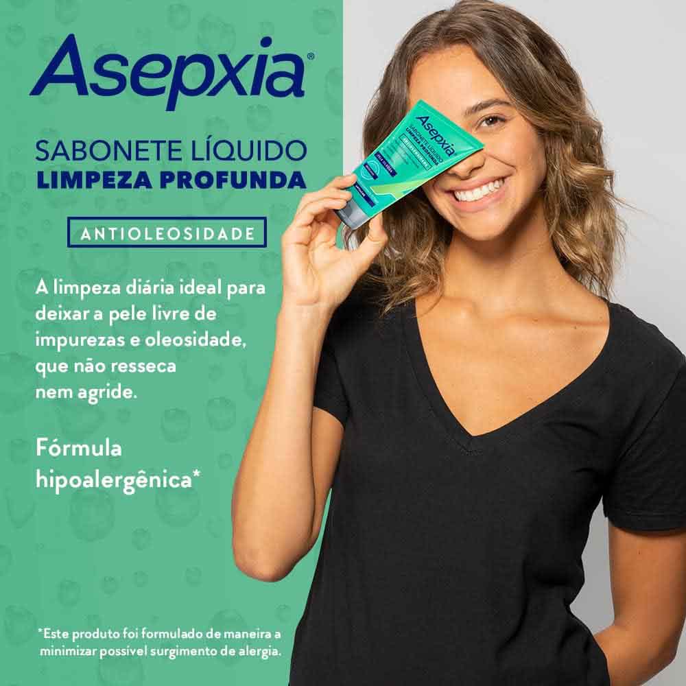 ASEPXIA SAB LIQ LIMPEZA PROFUNDA 150ML - alexfarma