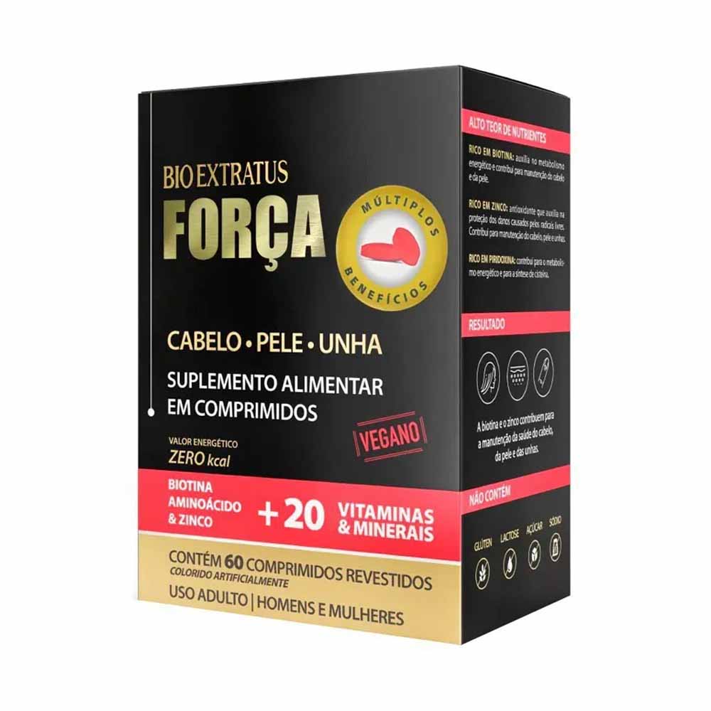 SUPLEMENTO ALIMENTAR BIO EXTRATUS 60 CPR - alexfarma