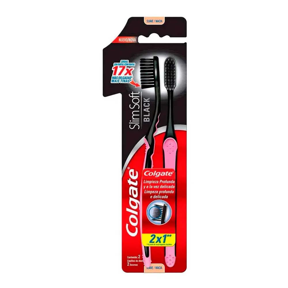 ESC DENTAL COLGATE SLIM BLACK LV2 PG1 MC - alexfarma
