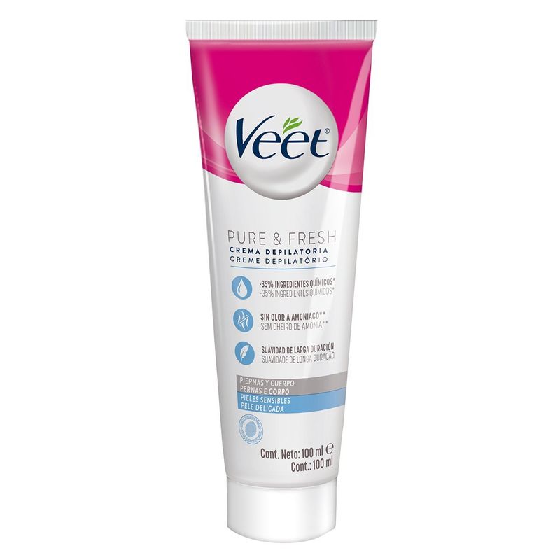 CR DEPIL VEET PELE DELICADA 100ML - alexfarma