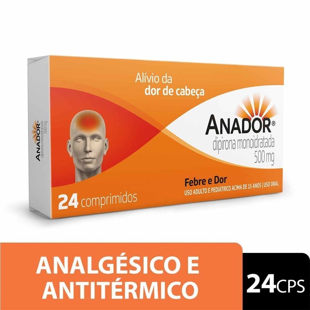 ANADOR 500MG C/24 COMP - alexfarma