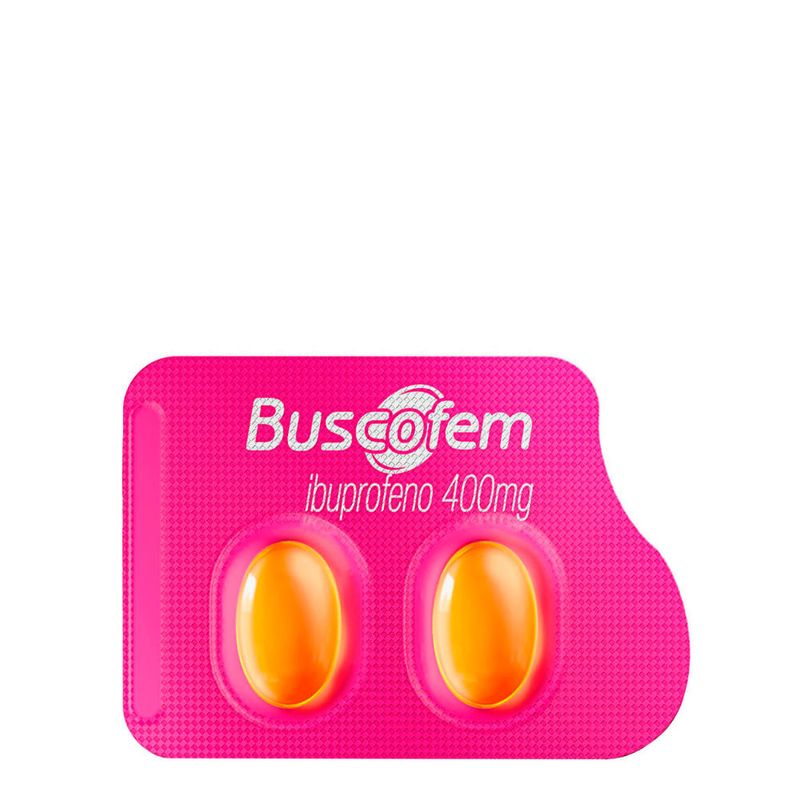 BUSCOFEM 400MG C/2 CAPS - alexfarma