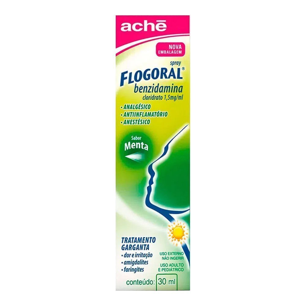 FLOGORAL SPRAY MENTA 30ML - alexfarma