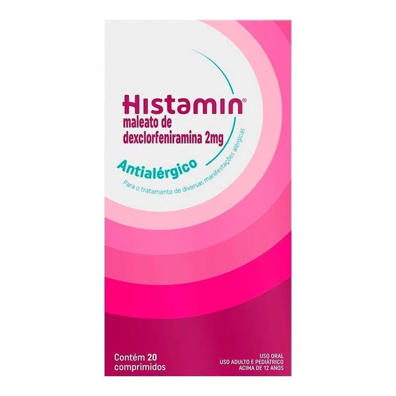 HISTAMIN 2MG C/20 COMP - alexfarma