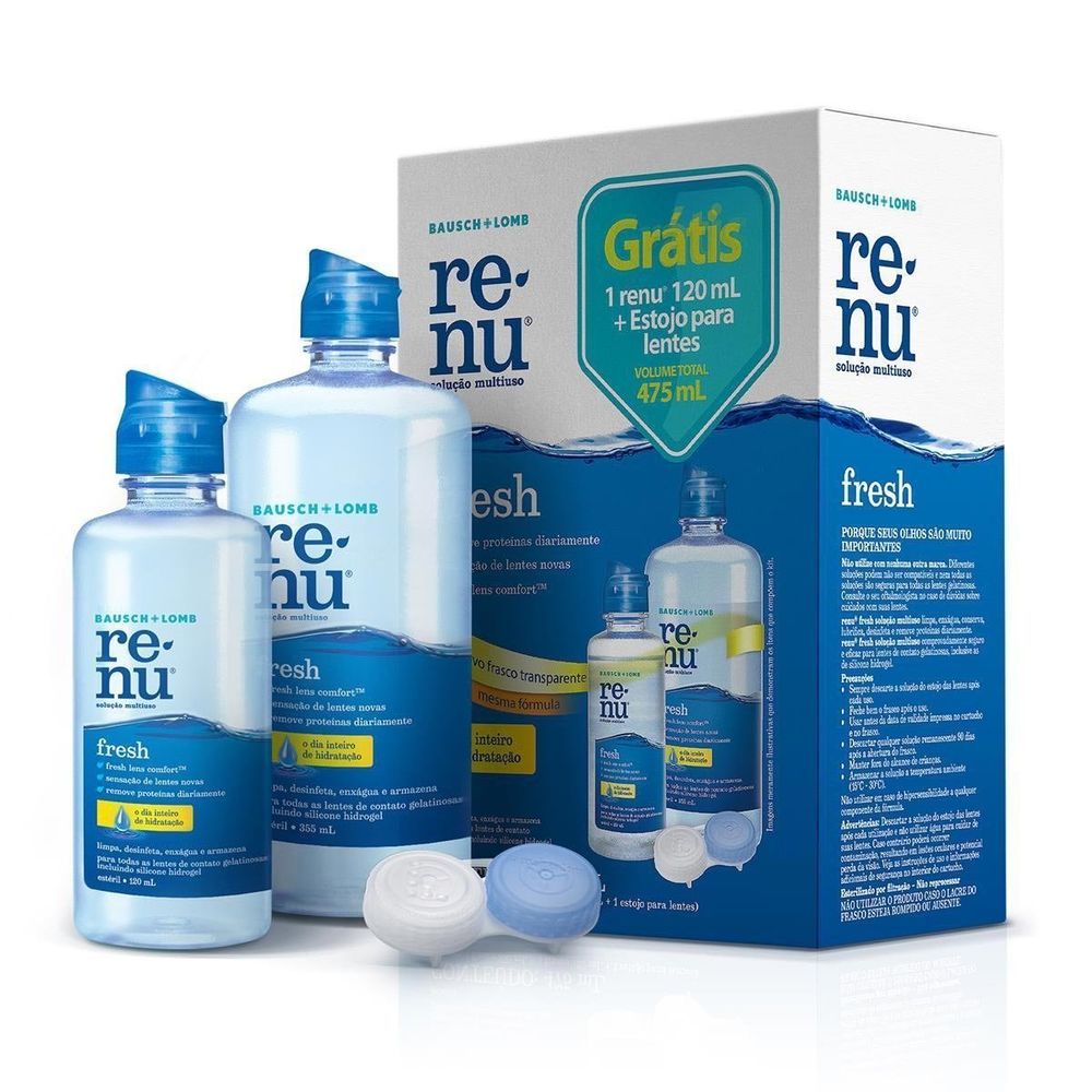 RENU PLUS S/FRIC 355+120ML - alexfarma