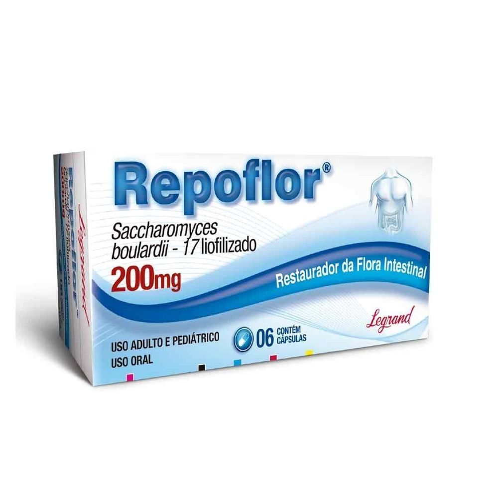 REPOFLOR 200MG C/6 CAPS - alexfarma