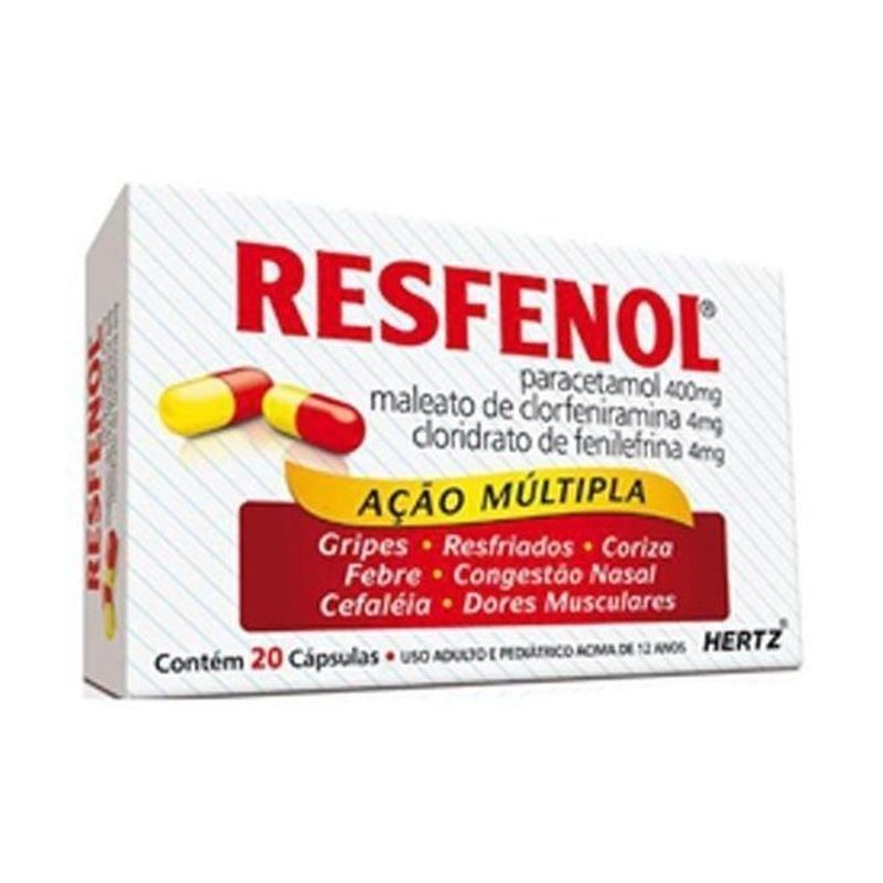 RESFENOL C/20 CAPS - alexfarma