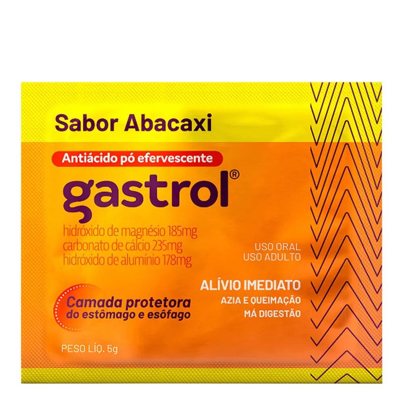 GASTROL ABACAXI SACHE 5G - alexfarma