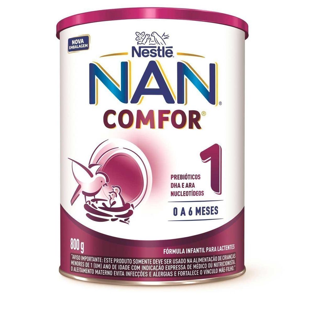 NAN COMFORT 0 A 6 MESES 800G NESTLE - alexfarma