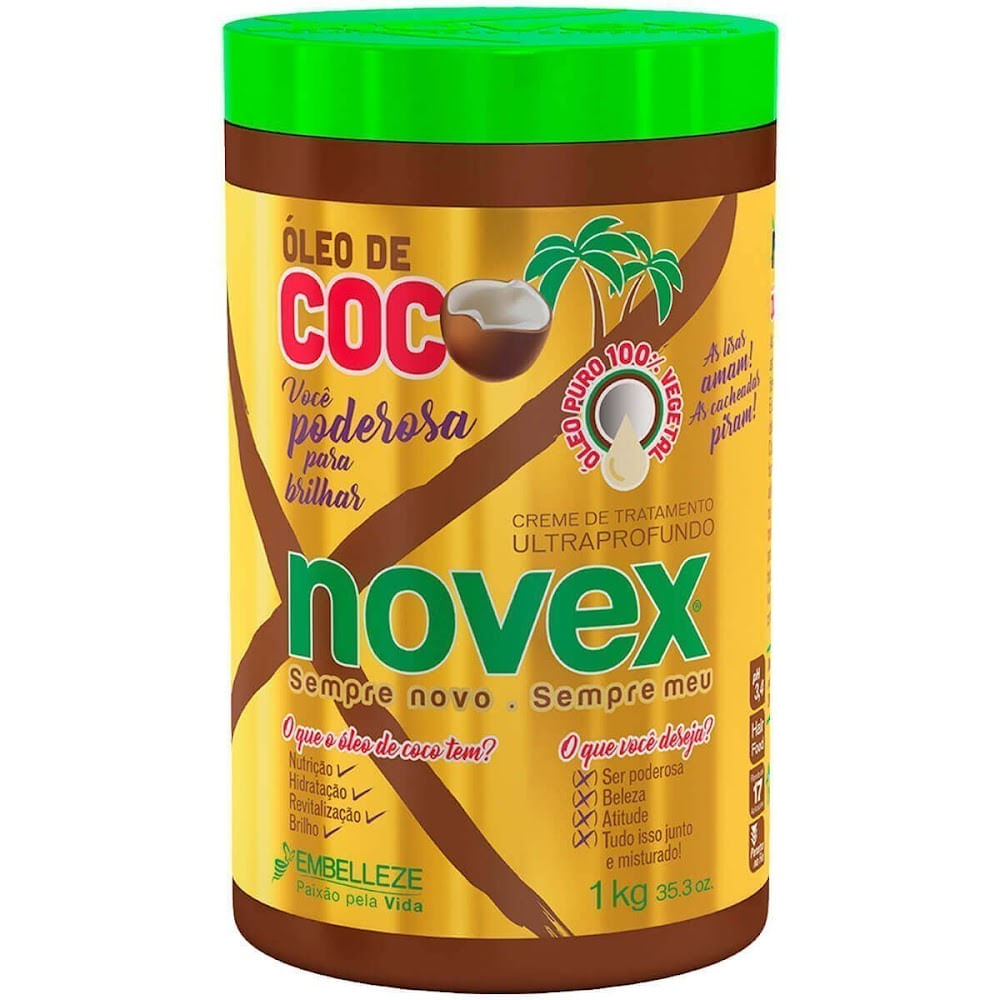 CR TRATAMENTO NOVEX OLEO DE COCO 1KG - alexfarma