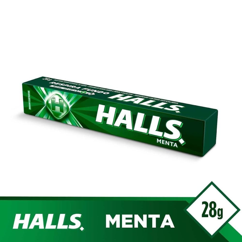 HALLS MENTA 28G - alexfarma