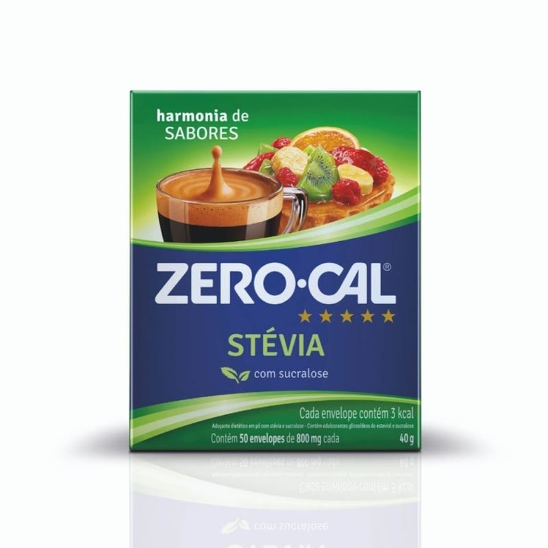 ADOCANTE ZERO CAL STEVIA PO 40G - alexfarma