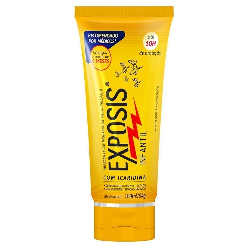 REPELENTE EXPOSIS INFANTIL GEL 100ML - alexfarma