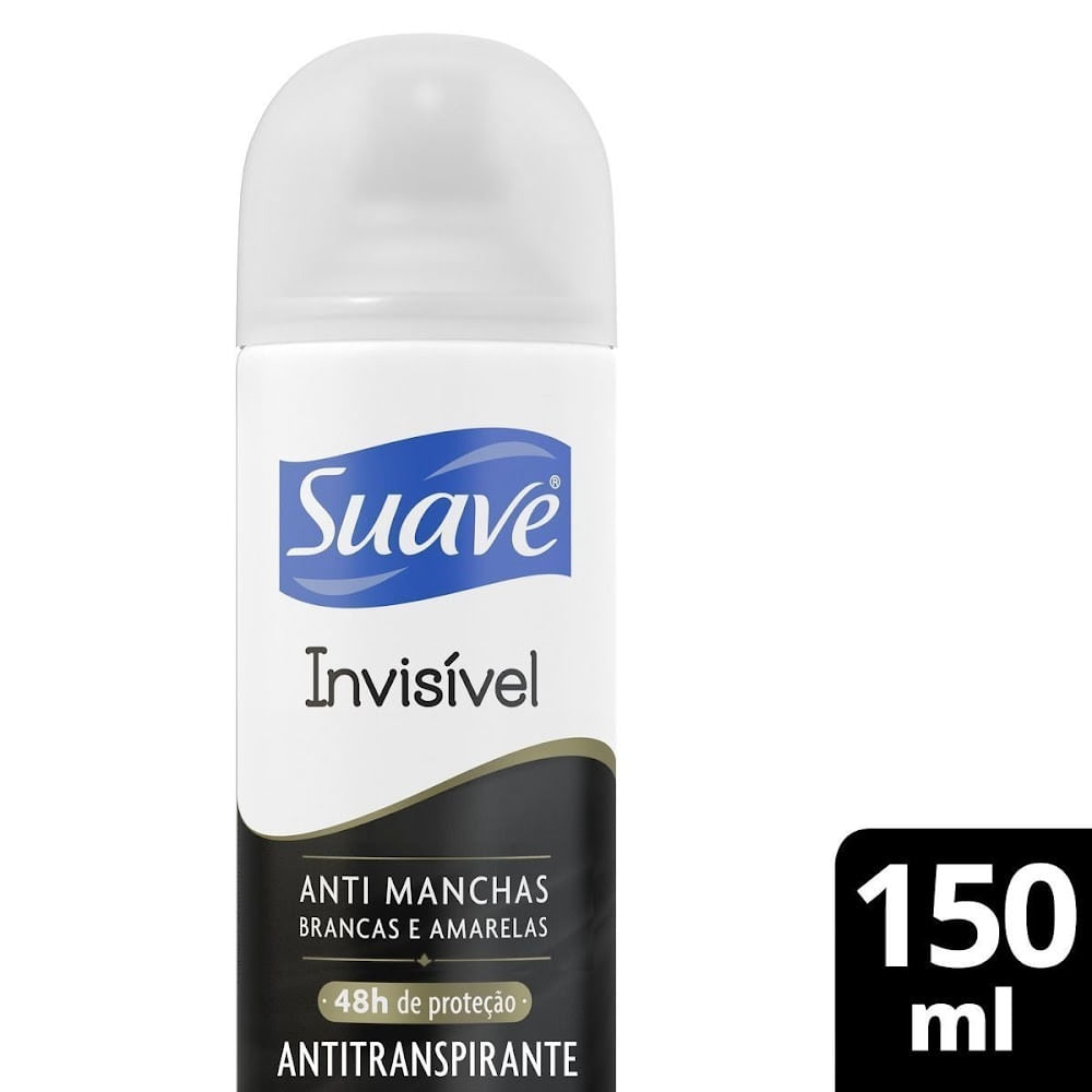 DES AERO SUAVE FEM INVISIBLE ANTI TRANSP 150ML - alexfarma