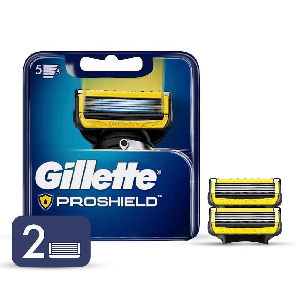 CARGA GILLETTE FUSION PROSHIELD MASC PL NL C/FI - alexfarma