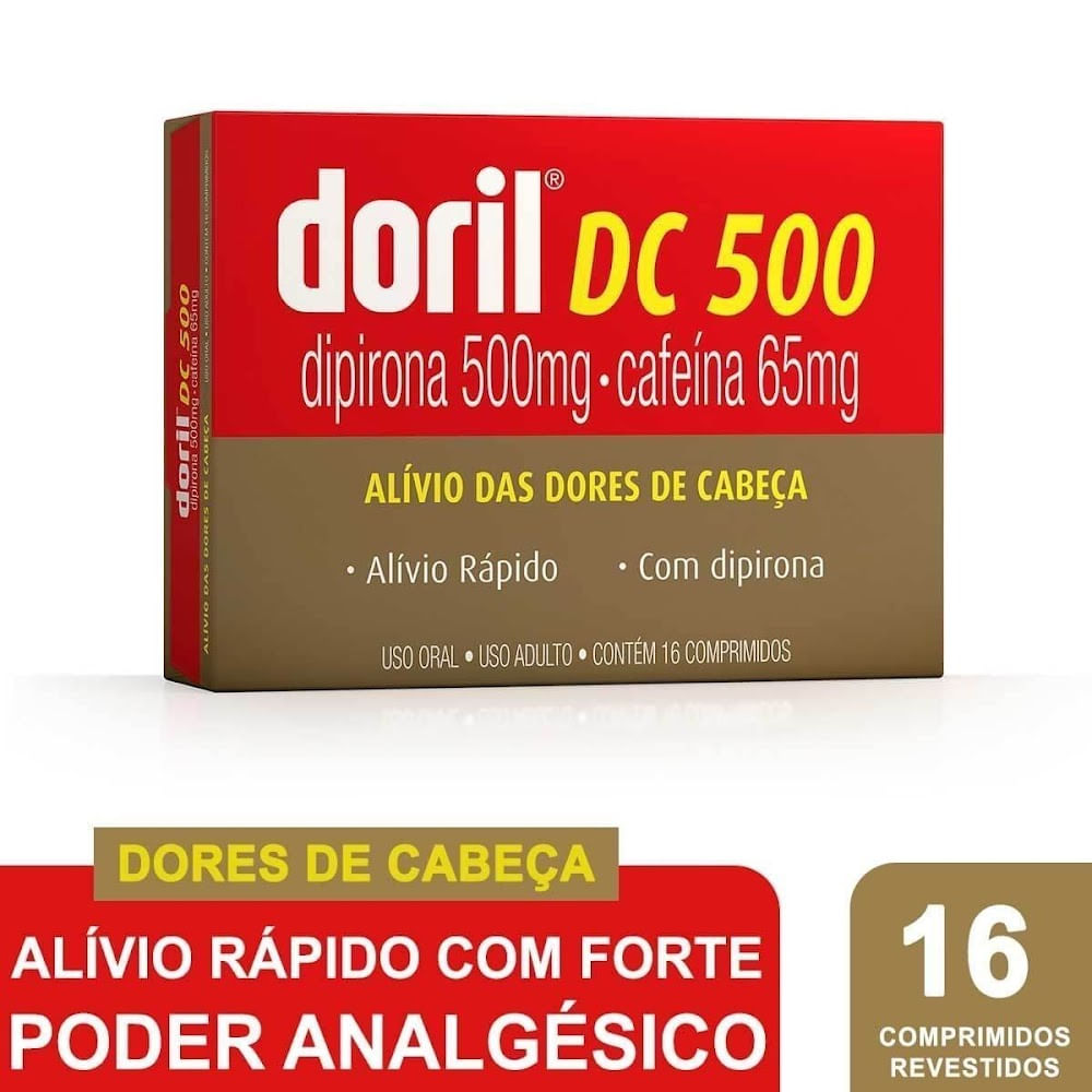 DORIL DC 500MG C/16 COMP - alexfarma