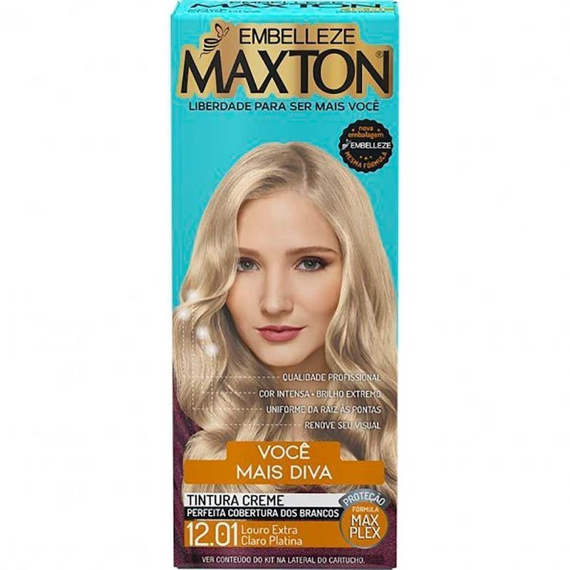 TINT MAXTON 10.1 LOURA PLATINADA RADIANTE - alexfarma