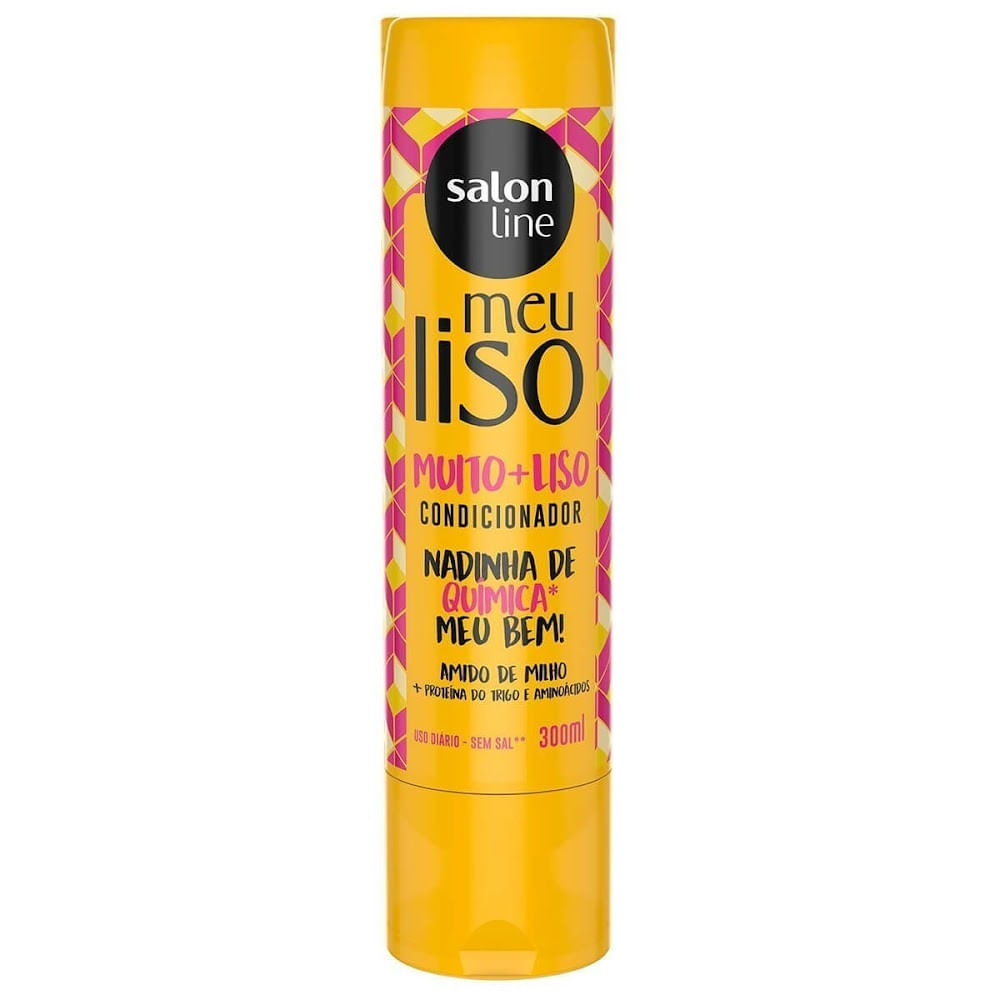 COND SALON LINE MEU LISO 300ML - alexfarma