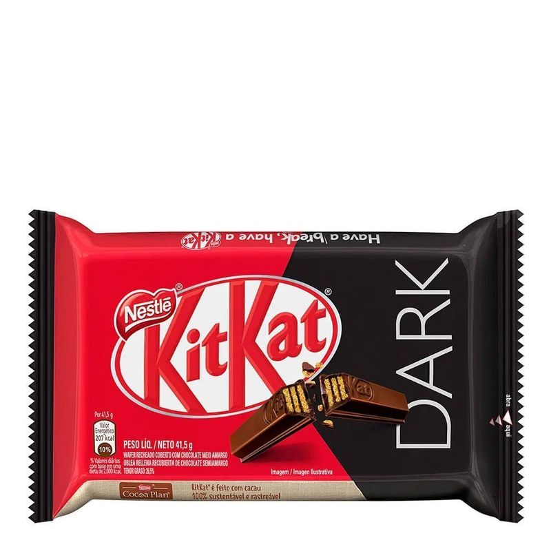 CHOCOLATE KIT KAT DARK 41.5G - alexfarma