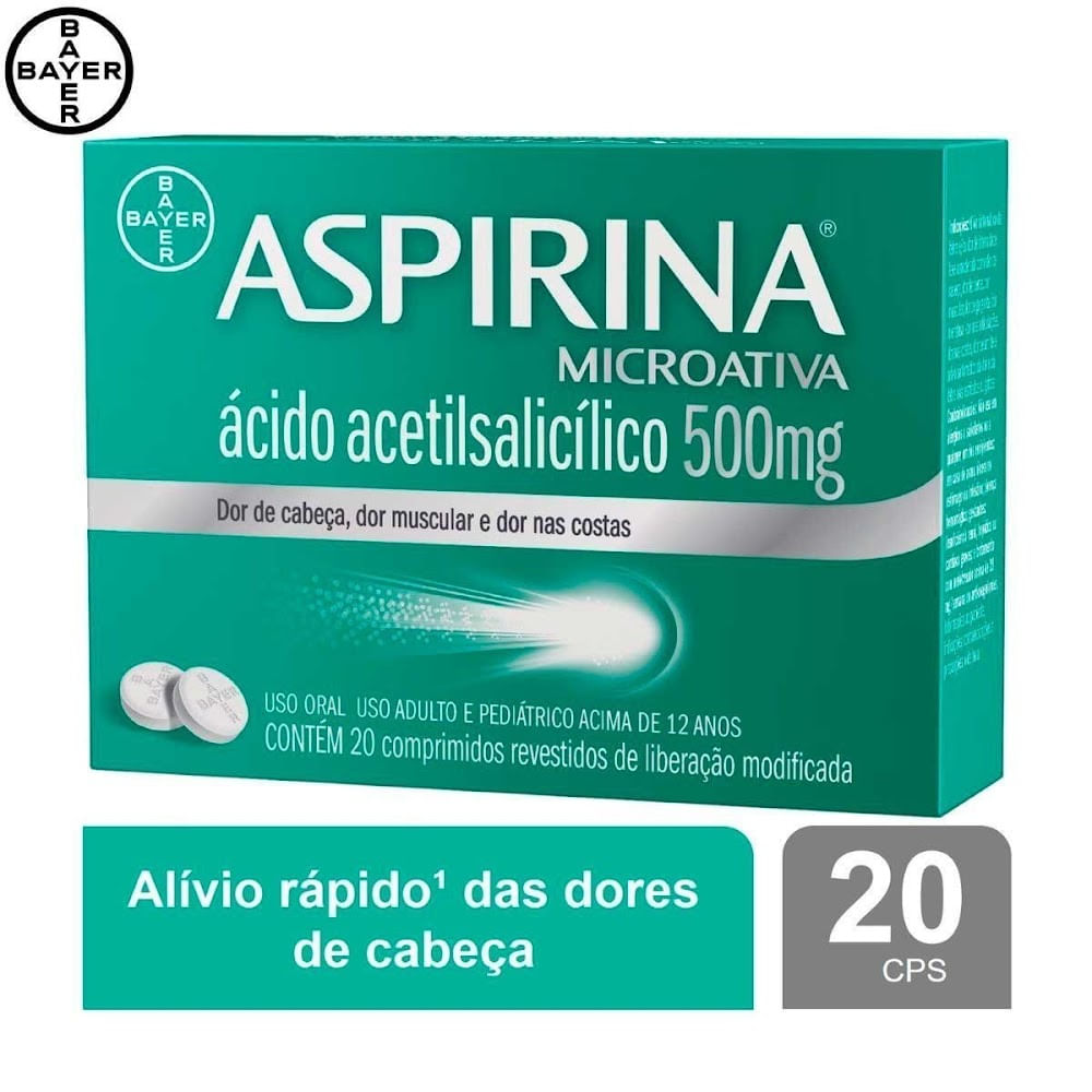 ASPIRINA MICROATIVA 20 COMP - alexfarma