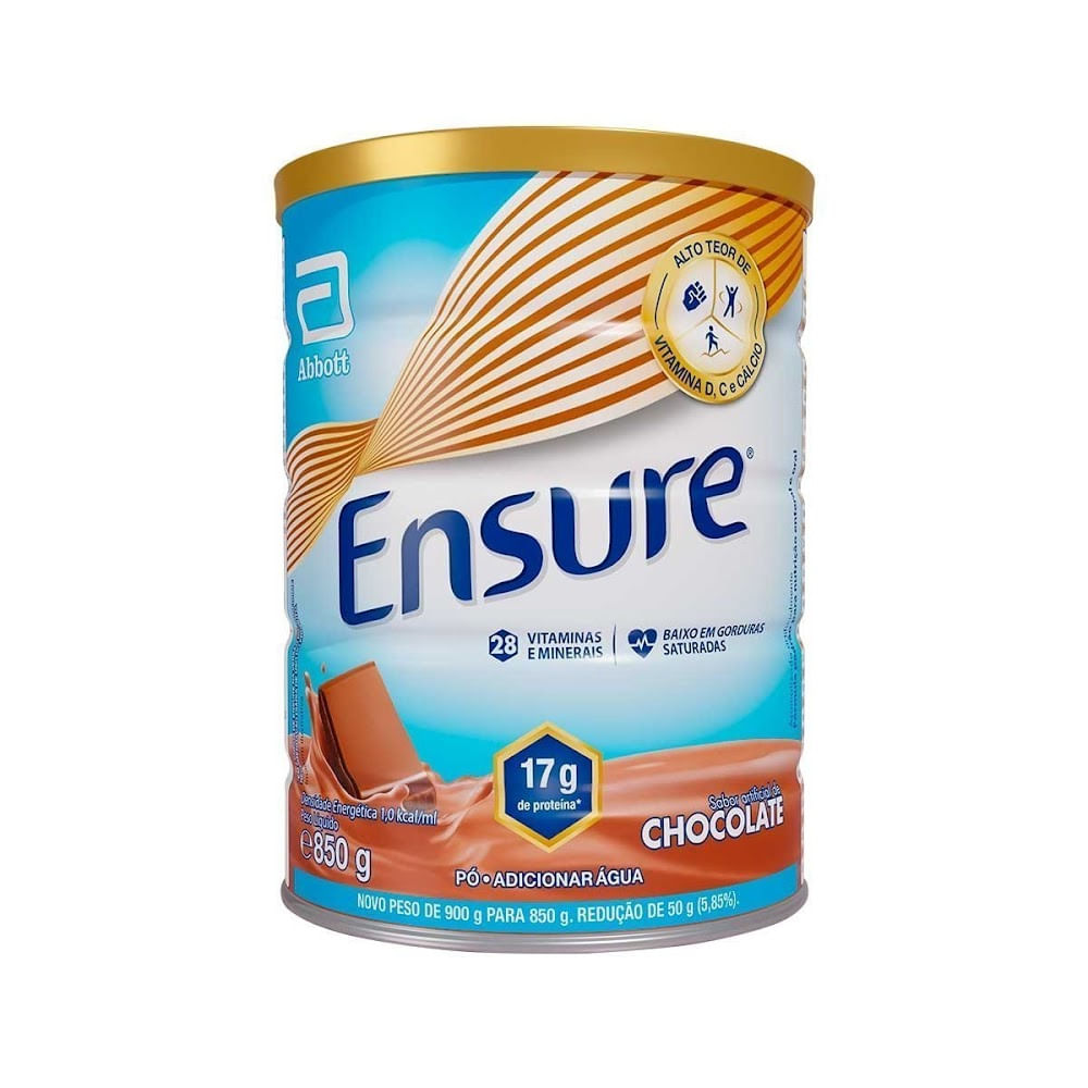 ENSURE CHOCOLATE 850GR - alexfarma