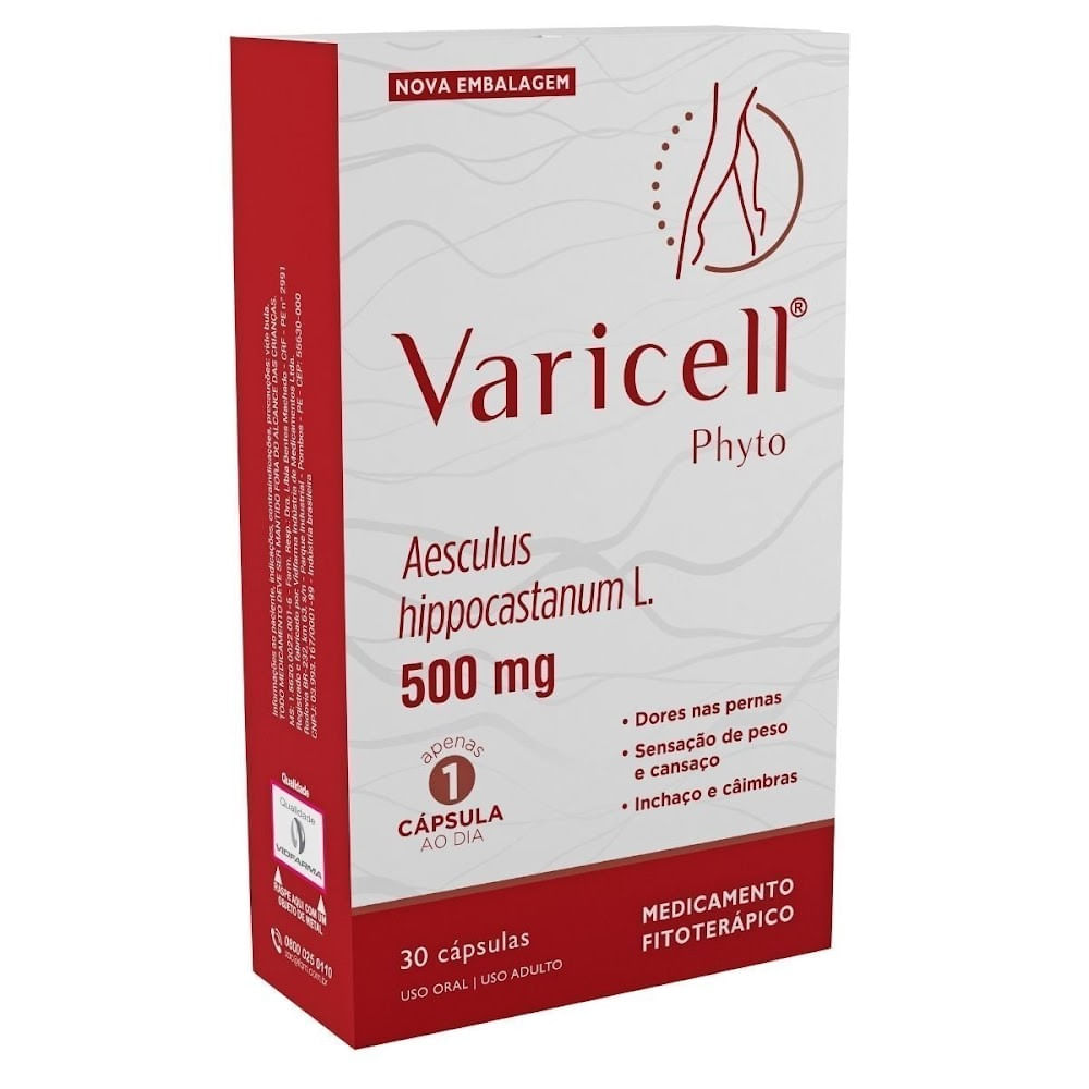 VARICELL PHYTOS 500MG C/30 CAPS - alexfarma