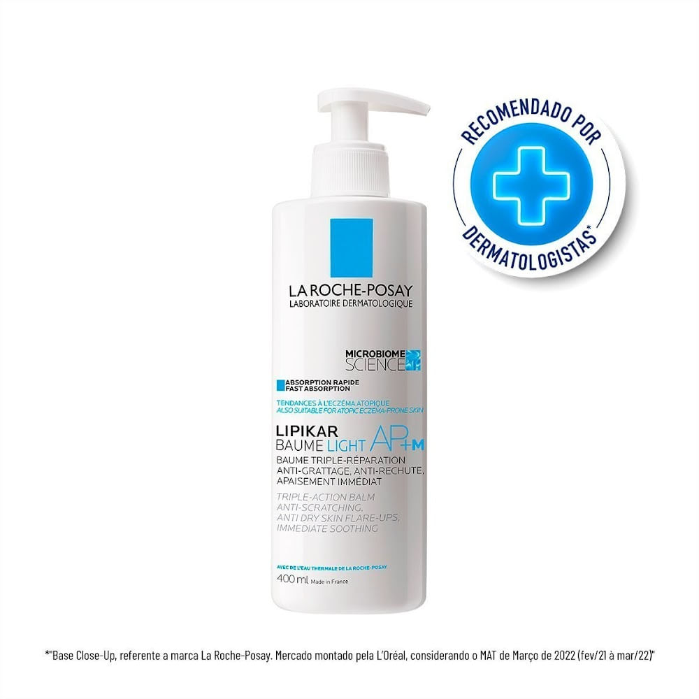 LIPIKAR BAUME LIGHT AP+ M 400ML - alexfarma