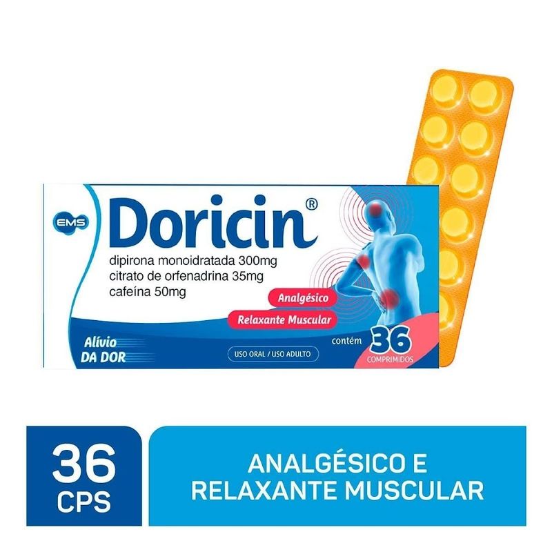 DORICIN C/36 COMP EMS - alexfarma