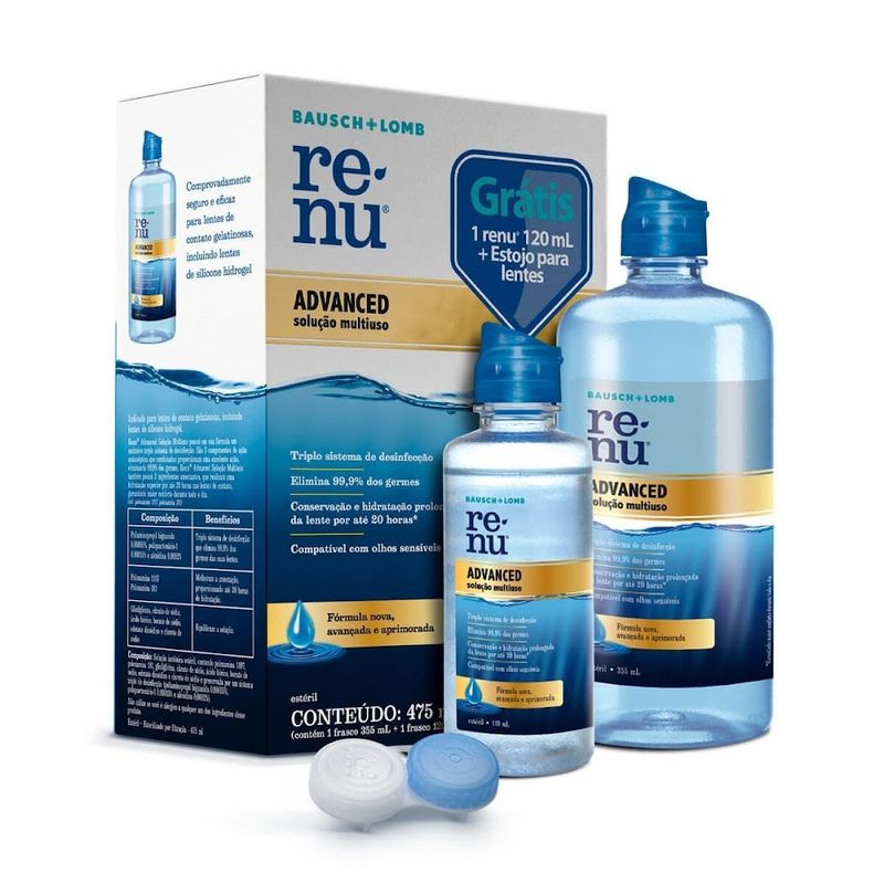 RENU ADVANCED 355ML+120ML - alexfarma