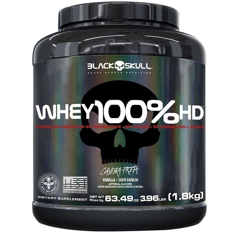 WHEY HD 100% BLACK SKULL COOKIES REFIL 900G - alexfarma