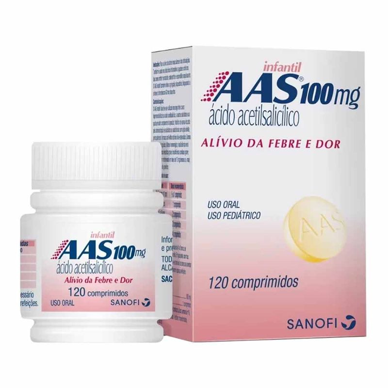 AAS 100MG C/120 COMP - alexfarma