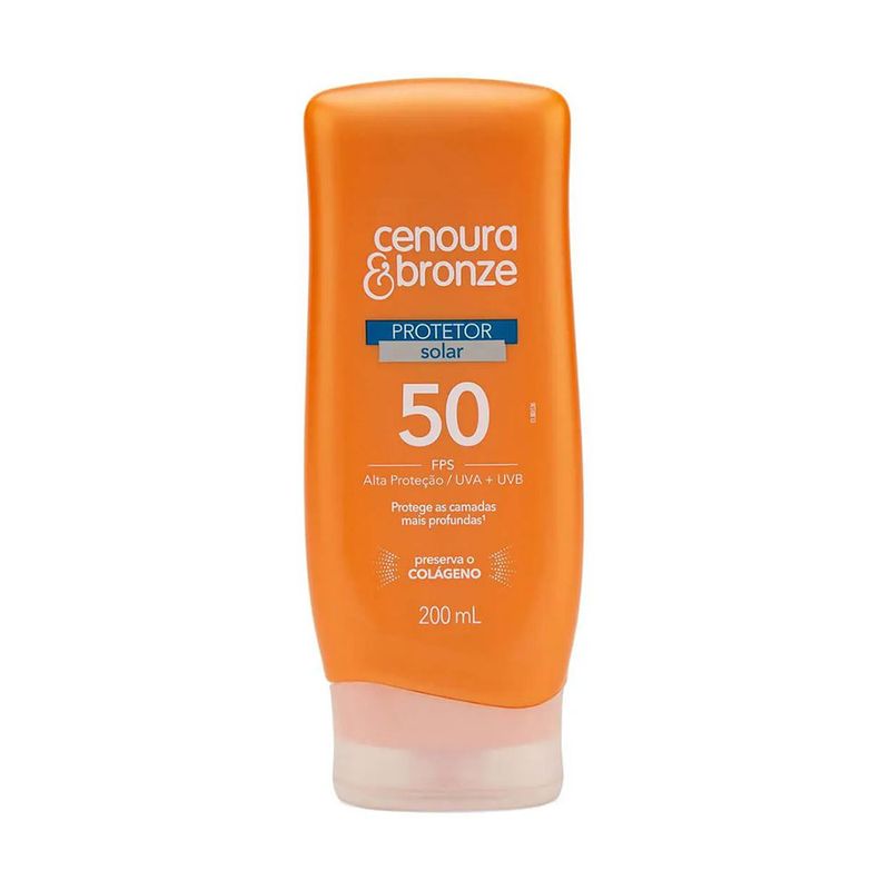 PROT SOLAR CENOURA BRONZE FPS 50 200ML - alexfarma